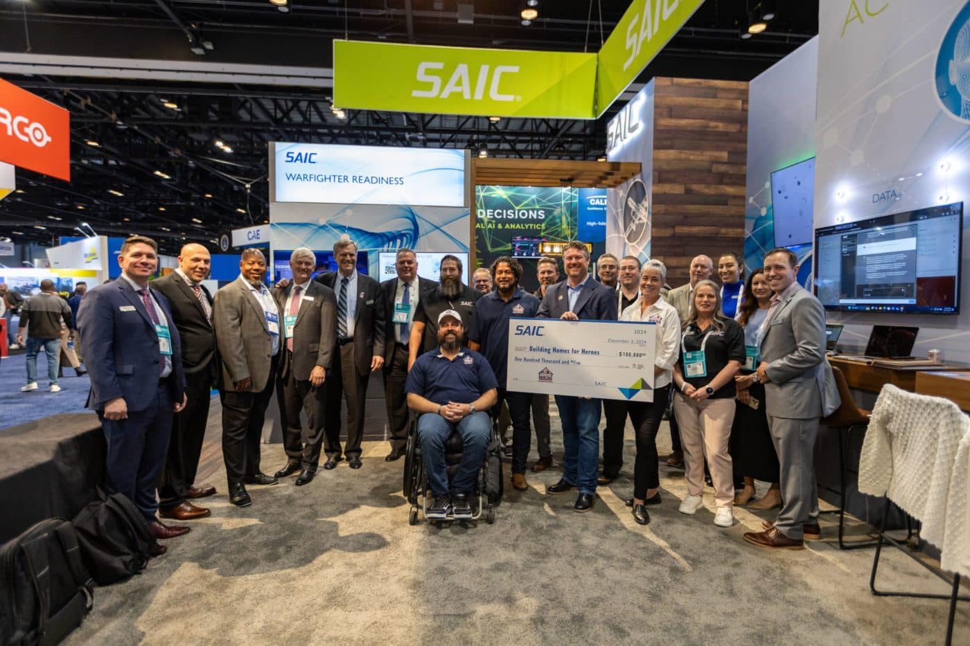 SAIC donates another $100,000 | Building Homes for Heroes Inc